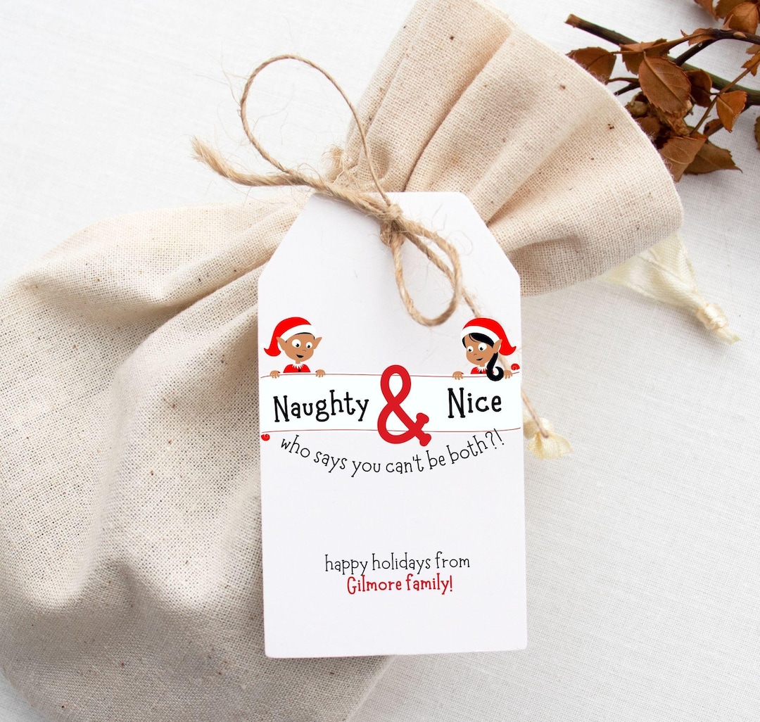 Editable Holiday Gift Tag, Editable Christmas Gift Tag, Printable ...