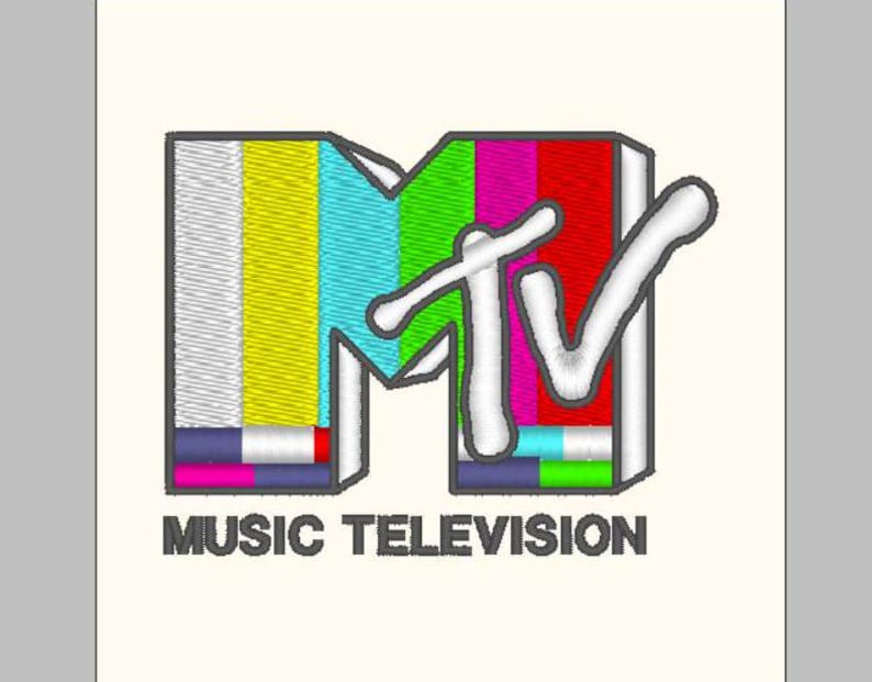 MTV Logo Embroidery Machine File - Etsy