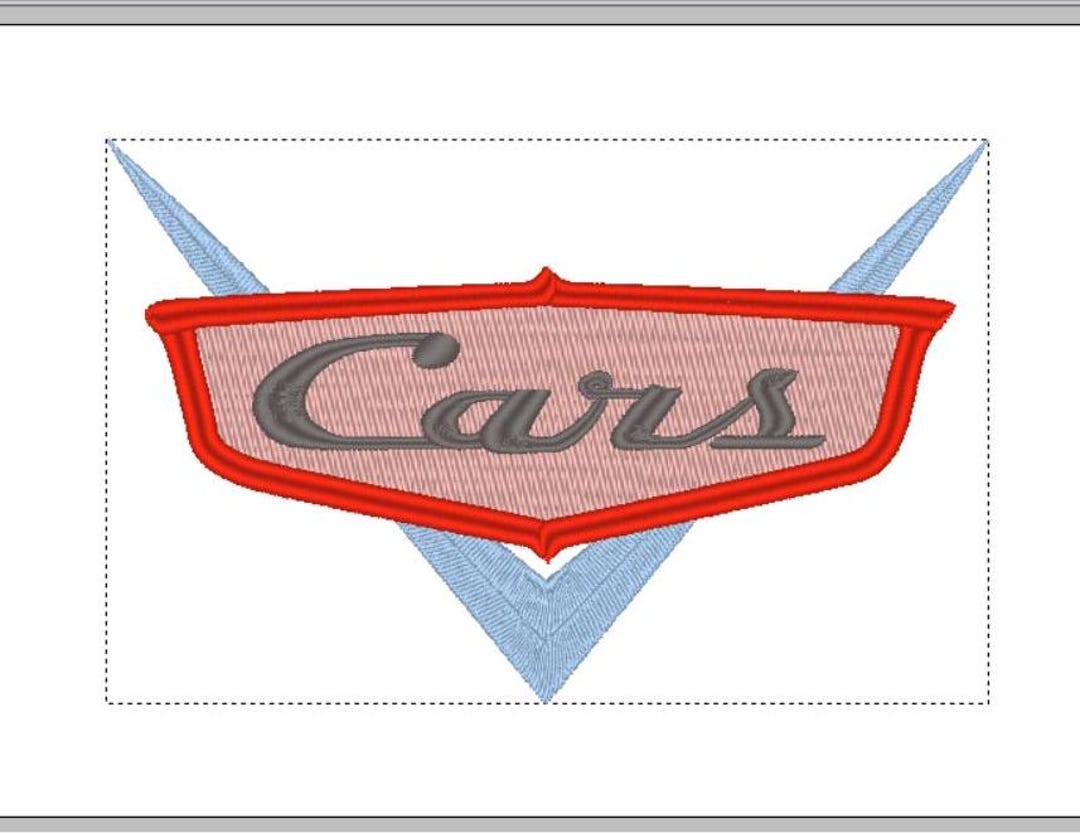 Pixar 'cars' Logo Embroidery Machine File - Etsy