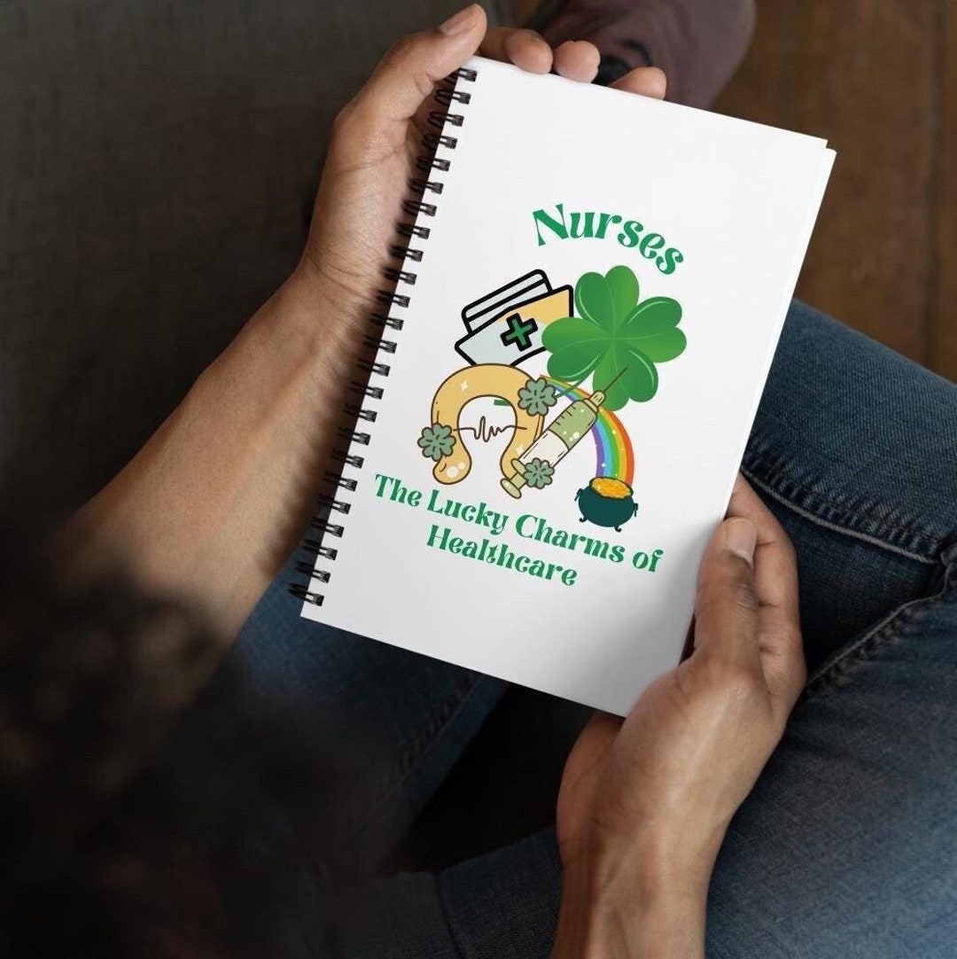 Lucky Charms of Healthcare Spiral Notebook –cute Medical Notes Book ...