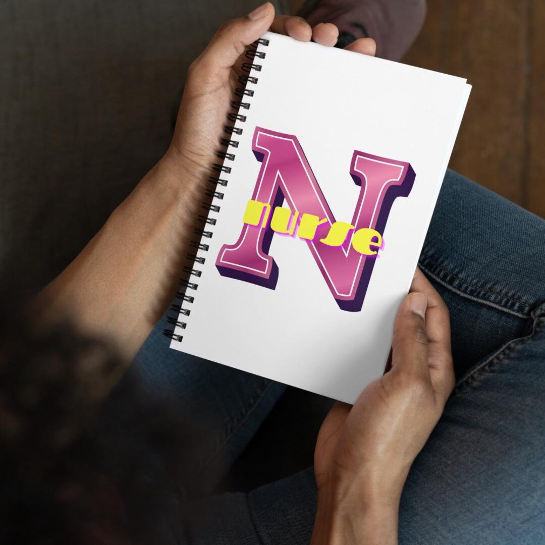 Nurse Spiral Notebook – Cute Medical Notes Book, Dotted Journal ...