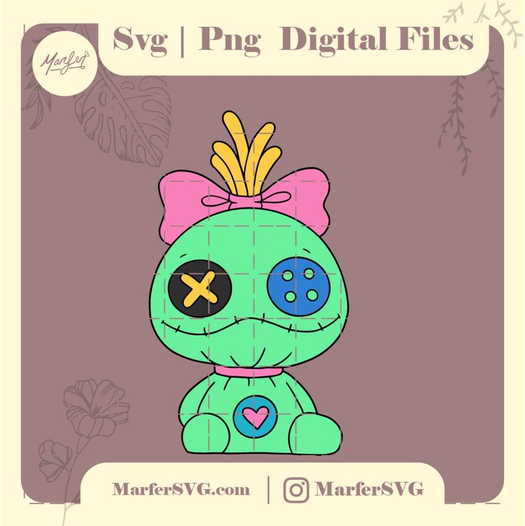 Scrump Svg, Stitch Scrump Download Cut File, SVG, Lilo and Stitch ...