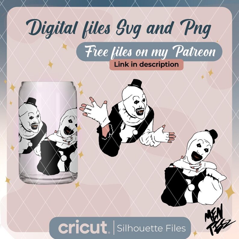 Terrifier Art the Clown Svg, Png and Jpg, Halloween Svg - Etsy Israel