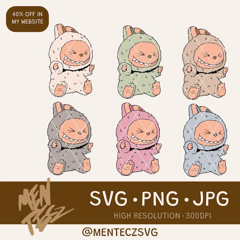 Labubu Vector - Etsy