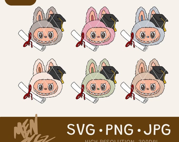 Labubu Graduation Ribbon Lei - Etsy