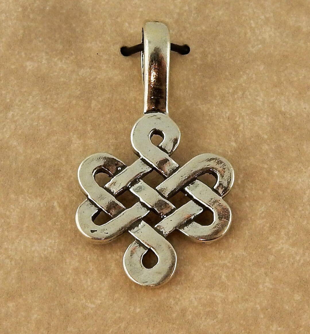 Sterling Silver Irish Celtic Knot Weave Pendant With Bail to Add to ...