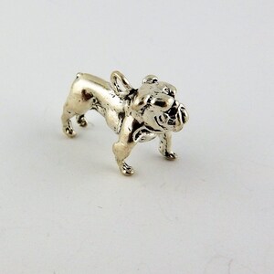 Sterling Silver Bulldog Charm, UGA Bulldog, Georgia Bulldog With Jump ...