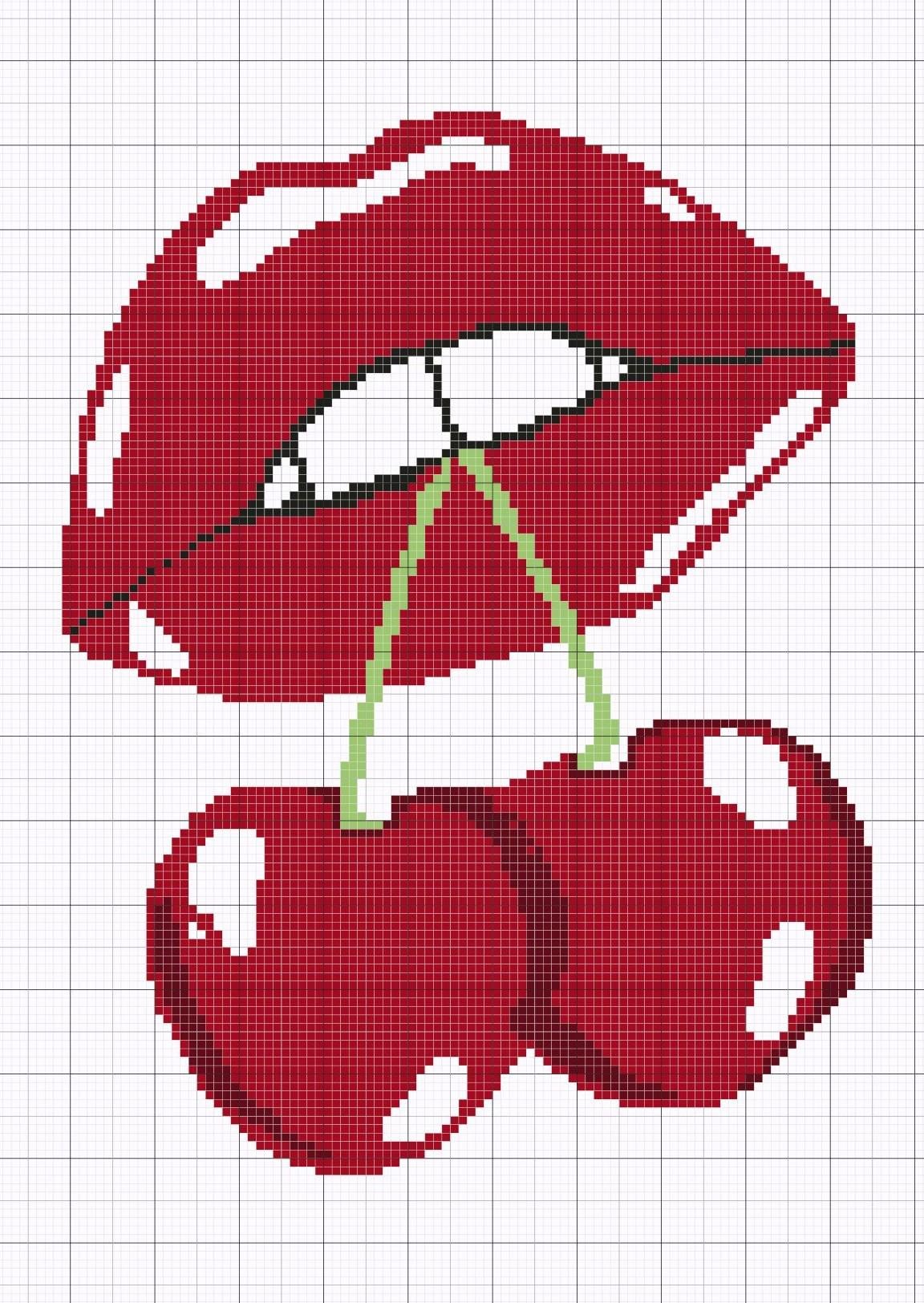 Cherry.crochet Pattern C2C. Instant Download of PDF File With Line-by ...