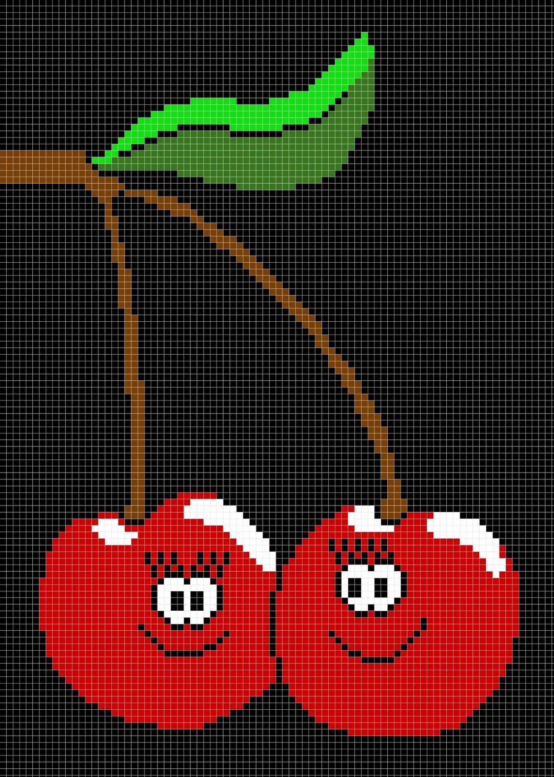 Cherry.crochet Pattern C2C. Cherry Blanket. Instant Download Pdf File ...