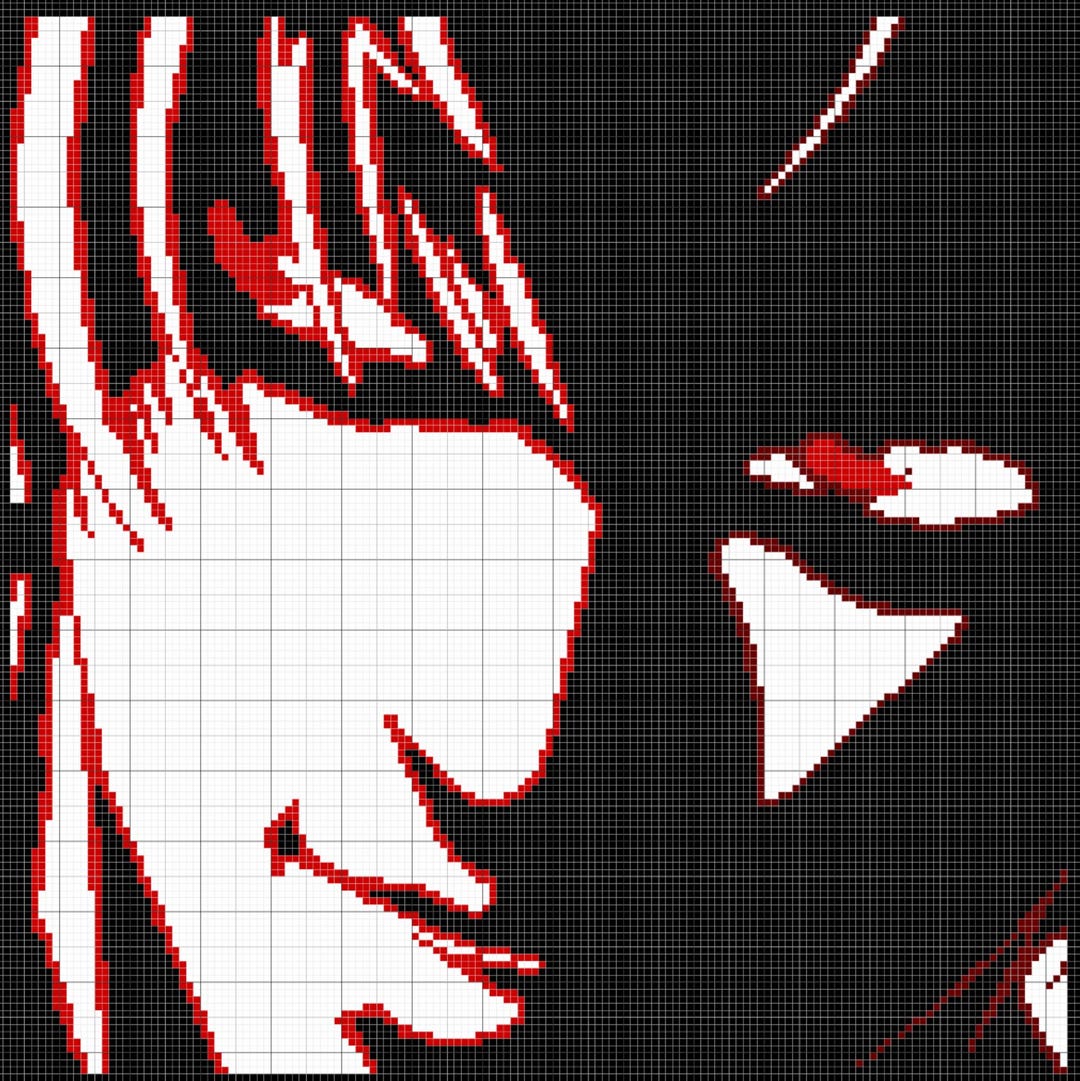 Crochet Pattern C2C. Light Yagami/death Note. Blanket. Written Description. Instant Download of ...