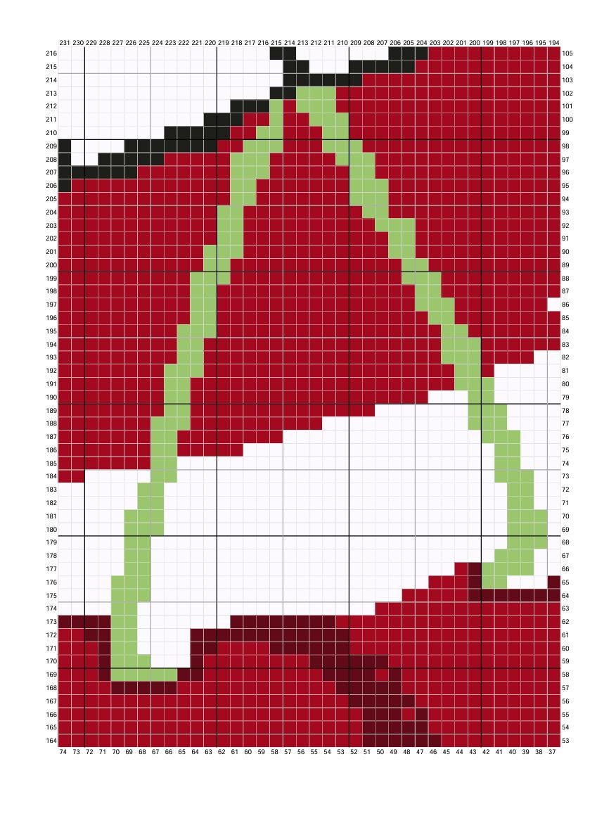 Cherry.crochet Pattern C2C. Instant Download of PDF File With Line-by ...