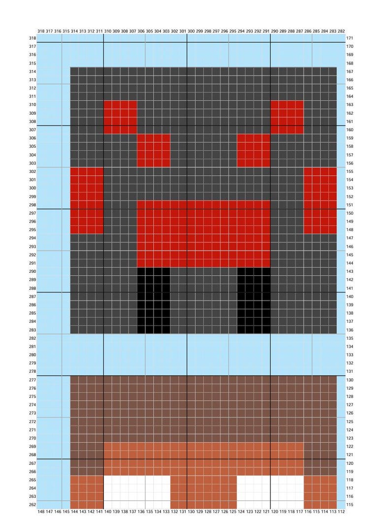 MINECRAFT MOBI. C2C Crochet Pattern. Written Description. Instant PDF ...