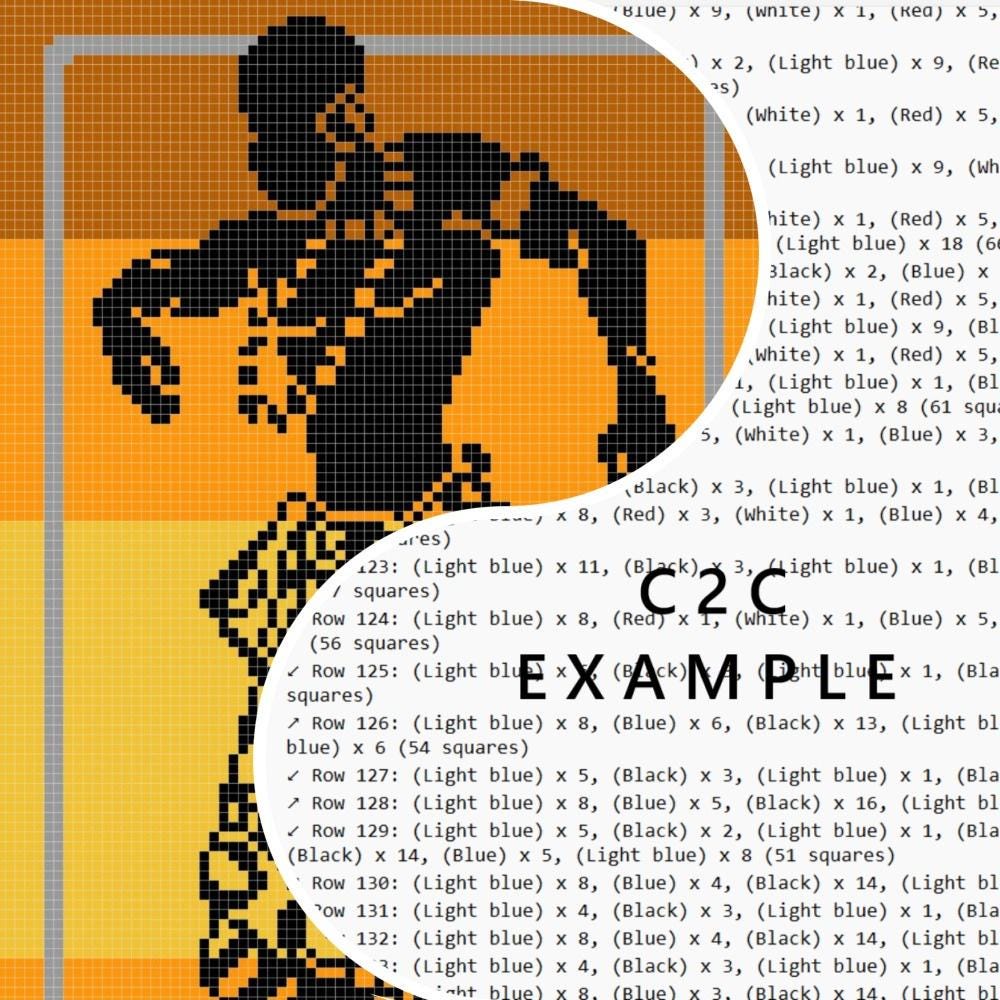 C2C Crochet Chart/diagram. Africa Pattern. Instant PDF Download. Master ...