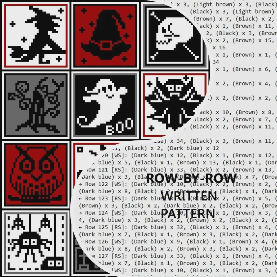 C2C Crochet Pattern/graph: Halloween Blanket. Instant PDF Download. C2C ...