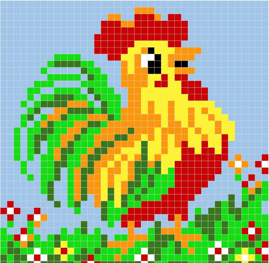 Crochet Pattern C2C. Line-by-line Description. From Corner to Corner ...