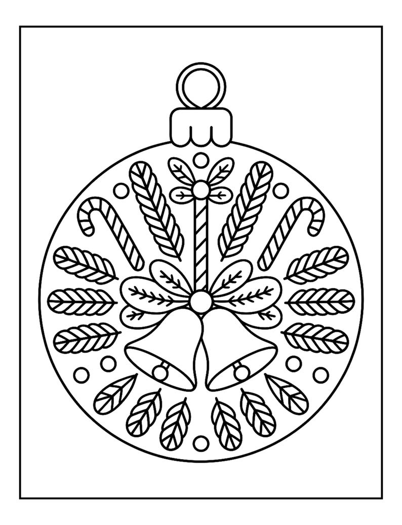 Bestseller 137 Christmas Mandala Coloring Pages for Adults, Printable ...