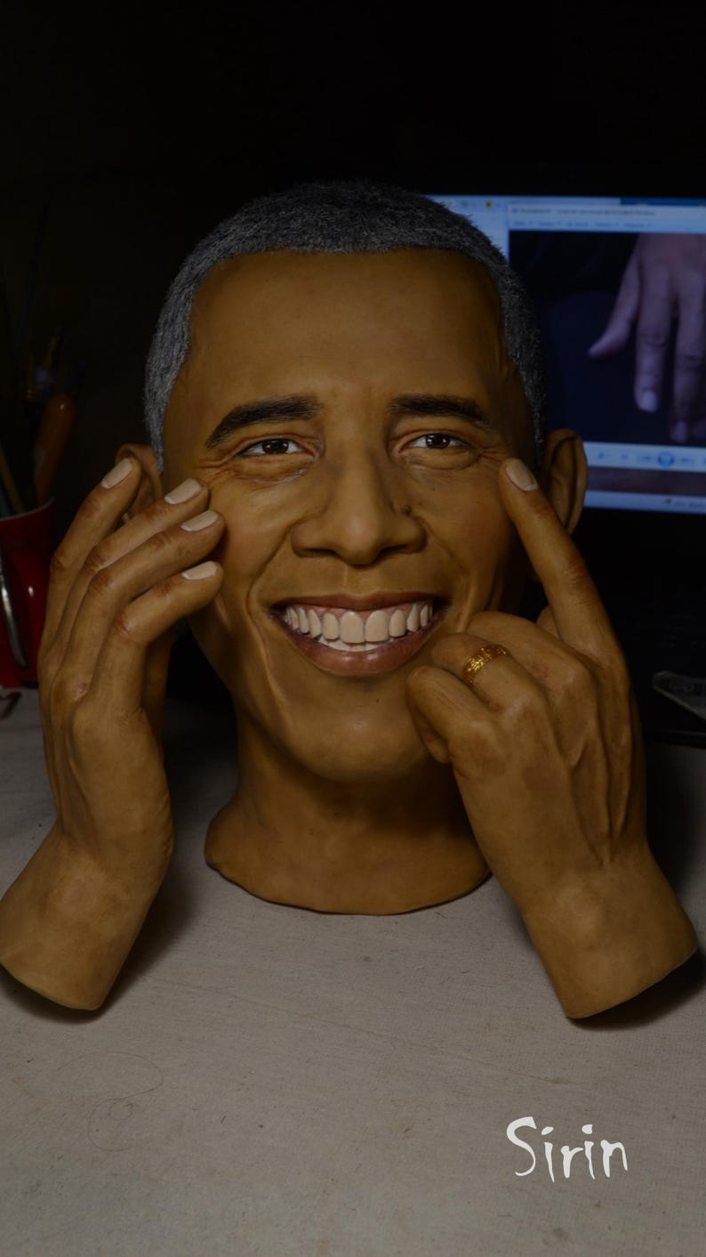 Handmade Realistic Lookalike Doll Custom OOAK Art Doll, Personalized Polymer Clay Sculpture Doll ...