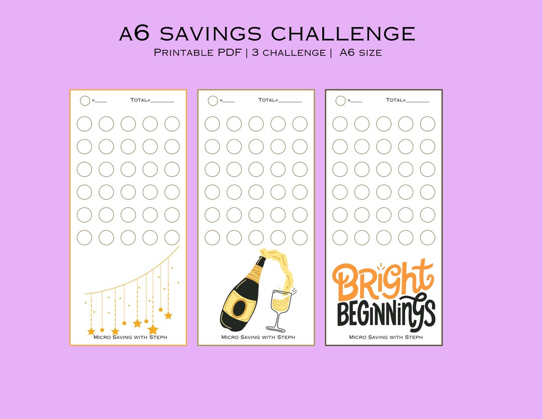2025 Savings Printable - Etsy