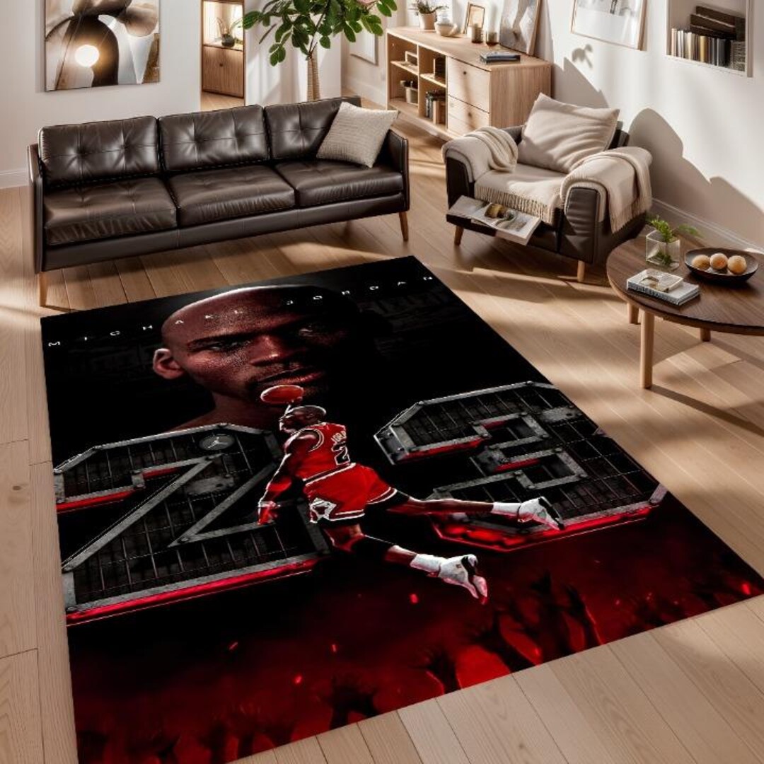 Air Jordan Rug, Sports Rug, Popular Rug, Legends Rug, NBA Rug ...