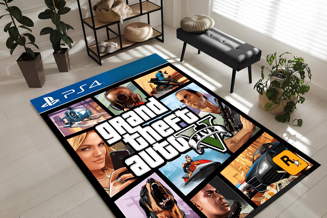 Video Game Rug, CD Rug, Retro CD Rug, Popular Game Rug, Video Game ...