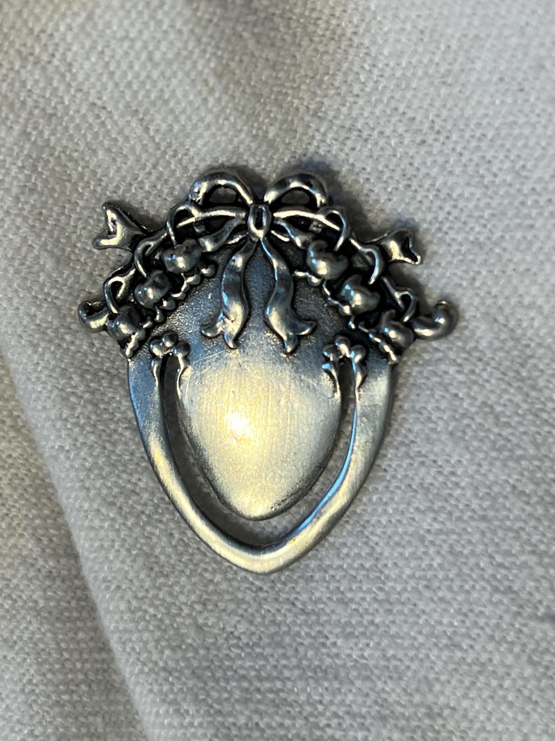 Vintage Pewter Book Mark - Etsy