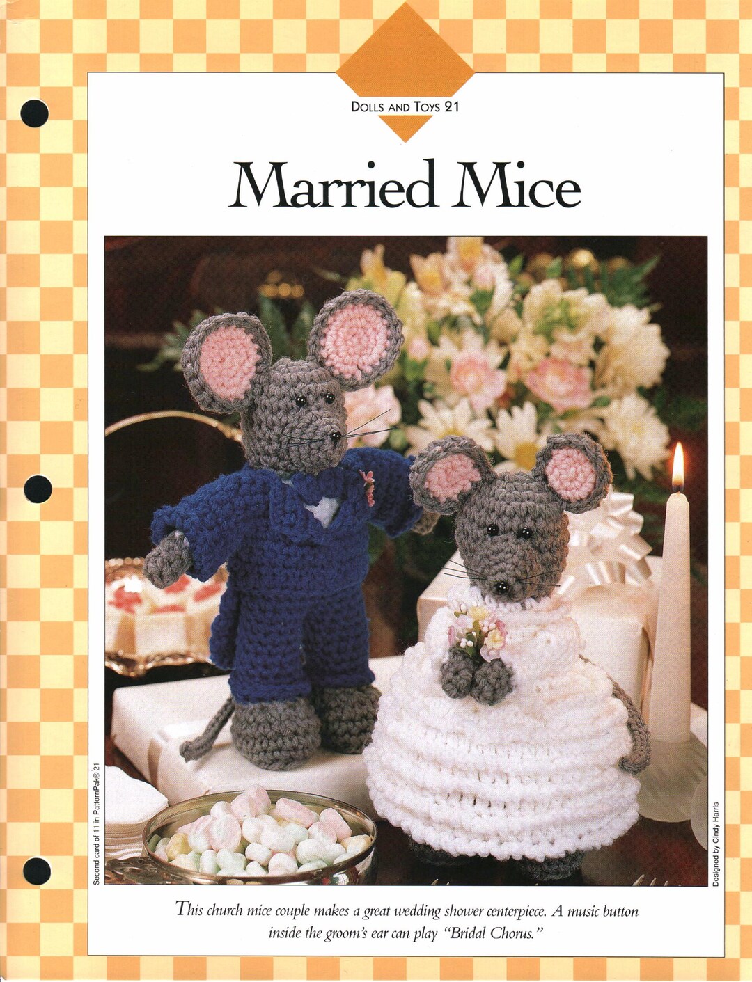 Married Mice Centerpiece | Vanna's Afghan and Crochet Favorites 85210-C ...