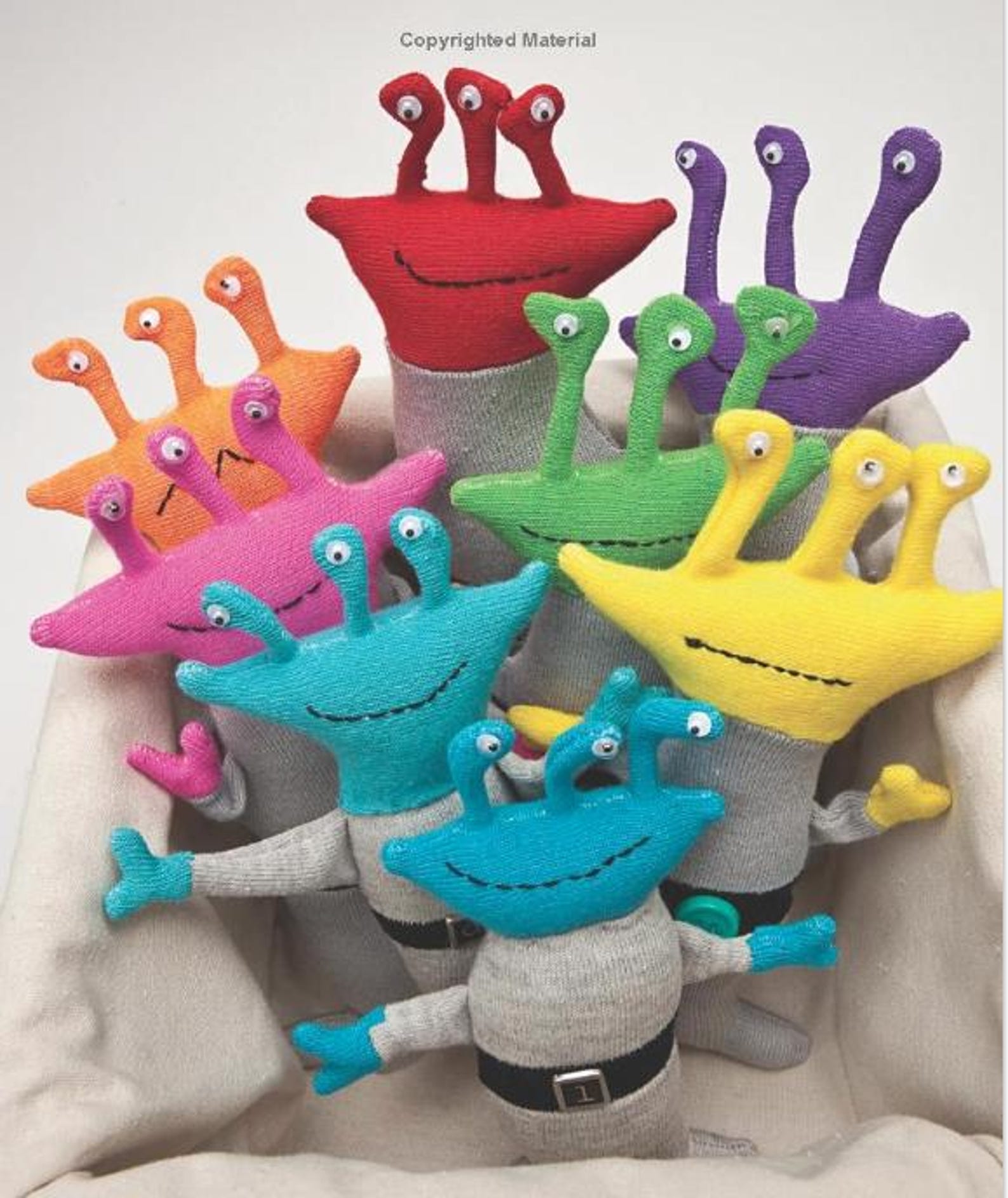 Sockology: 16 New Sock Creatures, Cute & Cuddly NEW! - Etsy