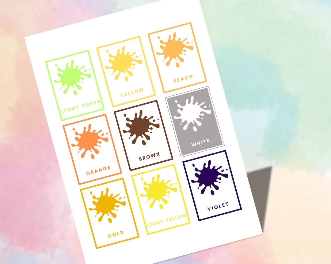 Printable Color Flashcards for Kids – Fun & Educational Learning Set ...