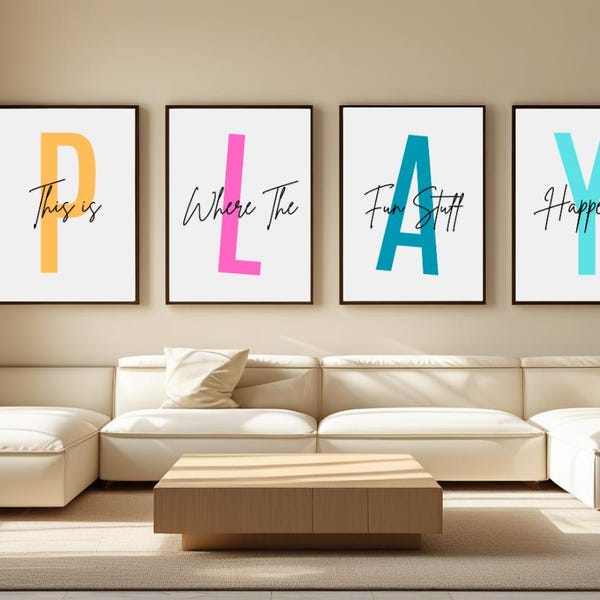 Play Wall Letters - Etsy