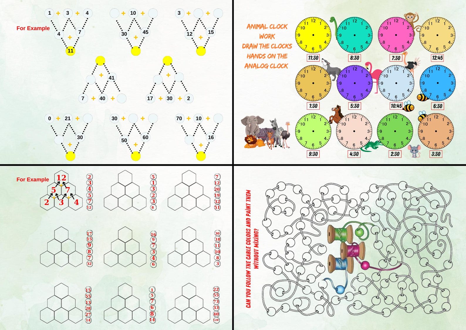 Children, Numbers,digits, Mind and Logic Games,completing Numbers ...