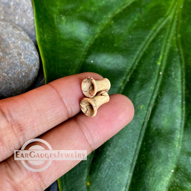 Pair Ear Tunnels, Wood Ear Gauges, Ear Stretch, Plugs and Tunnels - Etsy