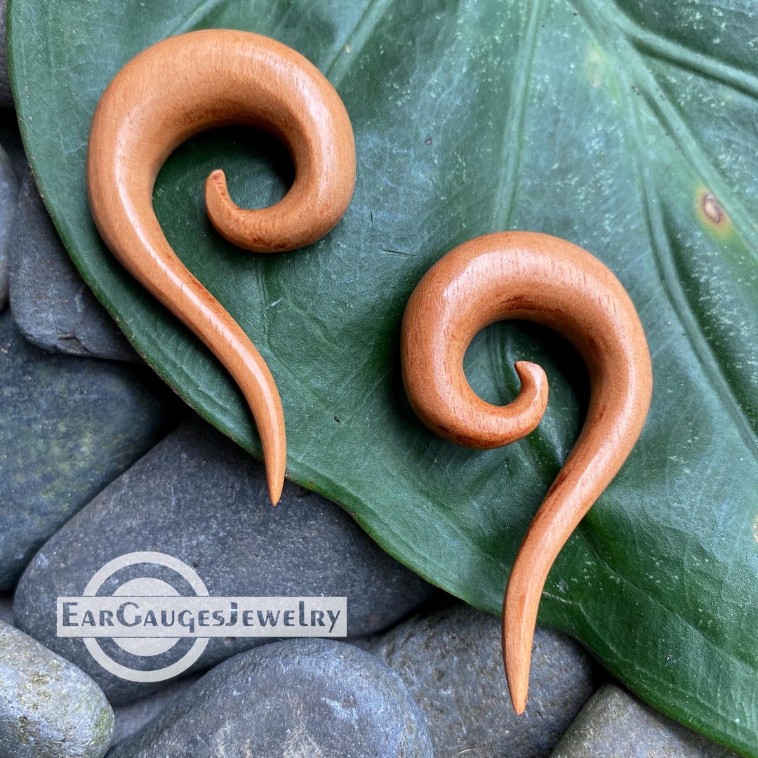 Ear Gauges Long Spiral 8g 6g 4g 2g 0g 00g and More - Etsy