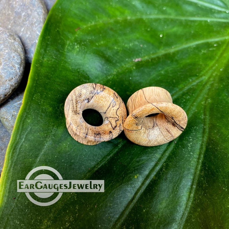 Pair Ear Tunnels, Wood Ear Gauges, Ear Stretch, Plugs and Tunnels - Etsy