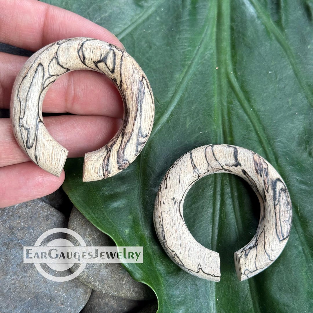 Hoop Gauges Earrings 8g 6g 4g 2g 0g 00g and More - Etsy