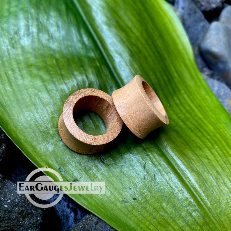 Pair Ear Tunnels, Wood Ear Gauges, Ear Stretch, Plugs and Tunnels - Etsy