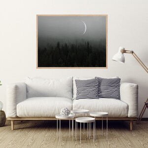 Dark Moon PRINT New Moon Photo Wall Art Home Decor Astrology - Etsy