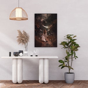 Moon Fae PRINT Forest Fairytale Fairy Virgo Taurus Photo Woods Surreal ...