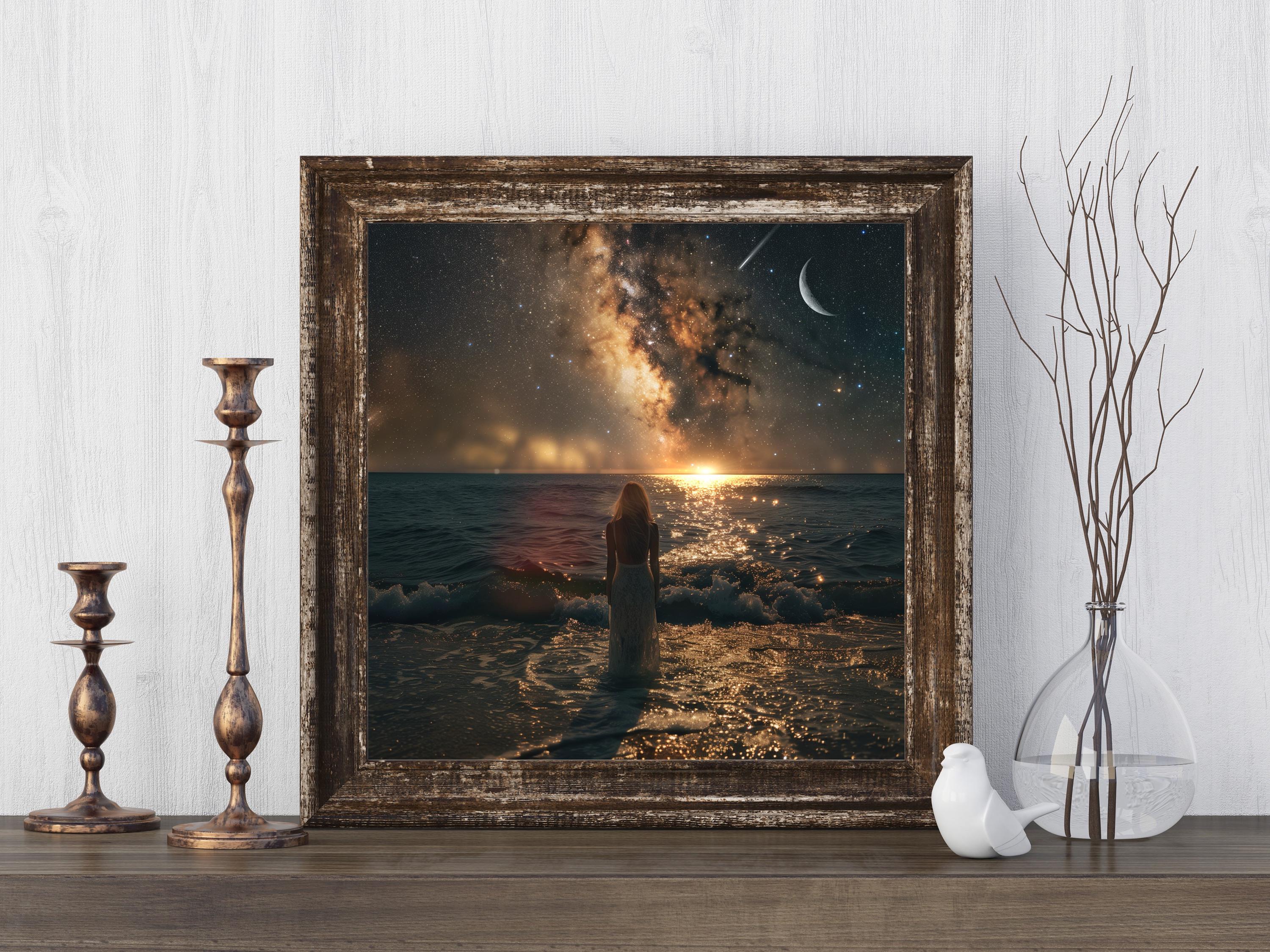 Saltwater and Stardust PRINT - New Moon Photo Cancer Surreal Ocean ...