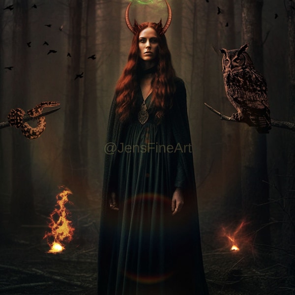 Demon Lilith Art - Etsy