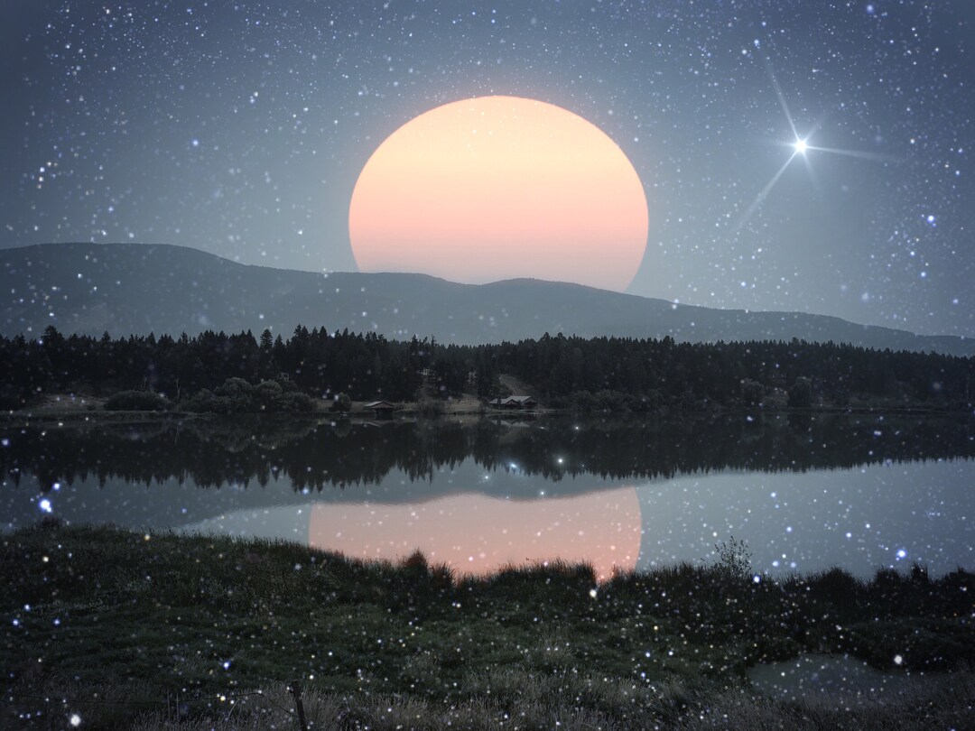 Winter Solstice PRINT - Sunset Photo December 2020, Wall Art Home Decor ...