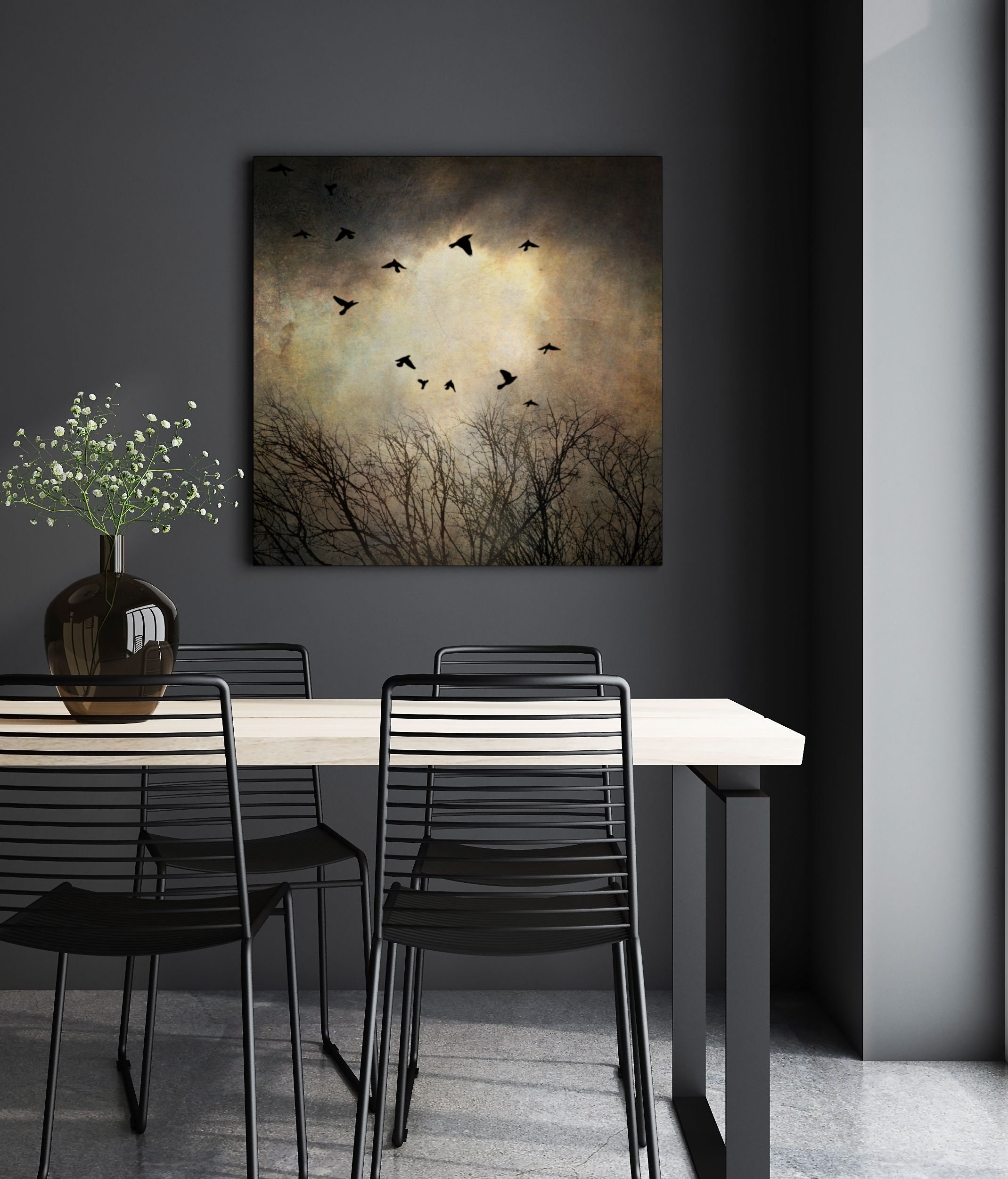 Circle of Life PRINT - Birds Tree Fine Art Surreal Photo, Bedroom Home ...