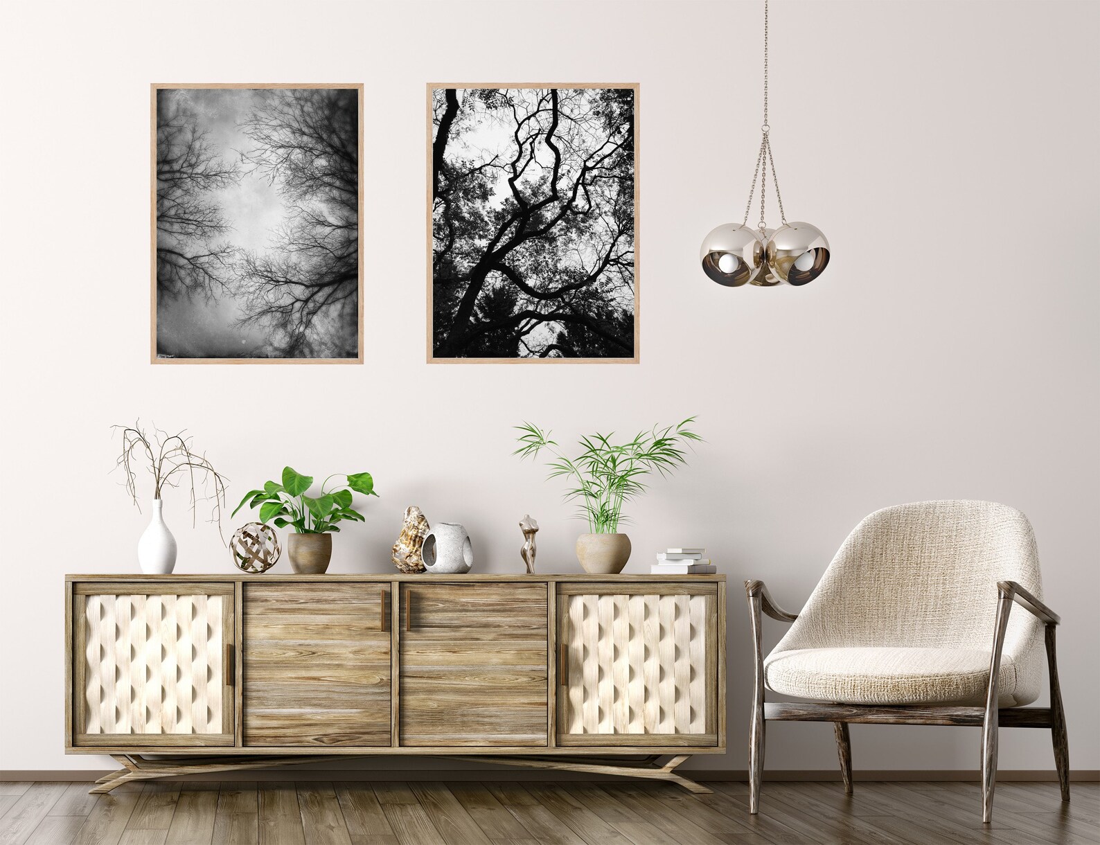 Intertwined PRINT Bare Tree Branch Photo Black and White - Etsy