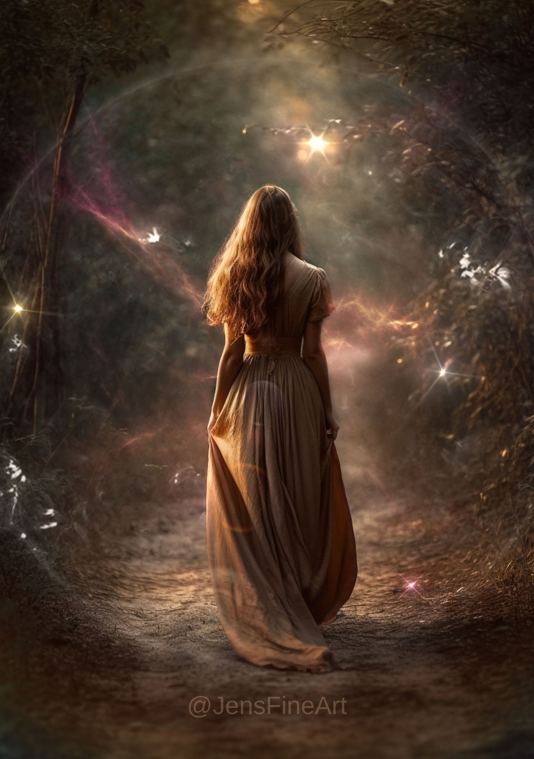 Earth Magic PRINT Forest Fairytale Witch Virgo Taurus Photo Woods ...