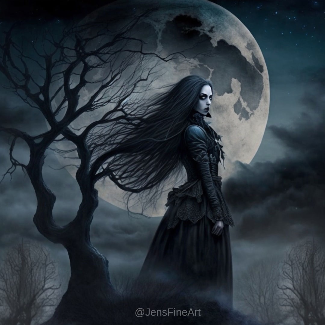 Friday the Thirteenth PRINT - Full Moon Photo Magic Magick Astrology ...