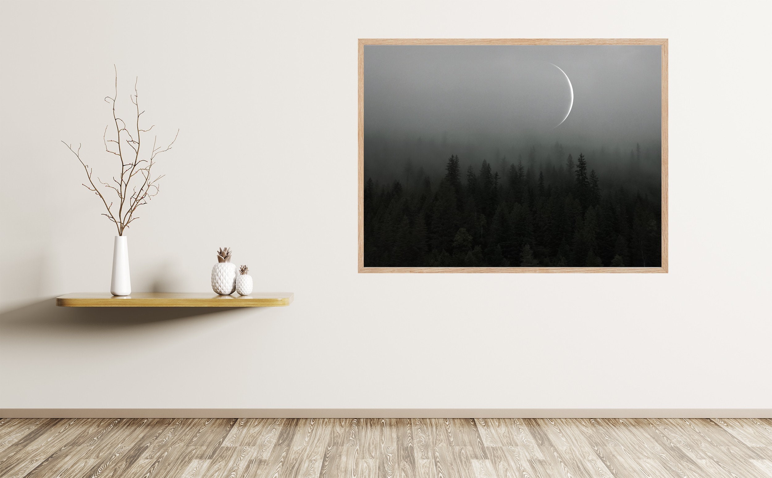 Dark Moon PRINT New moon photo wall art home decor astrology | Etsy