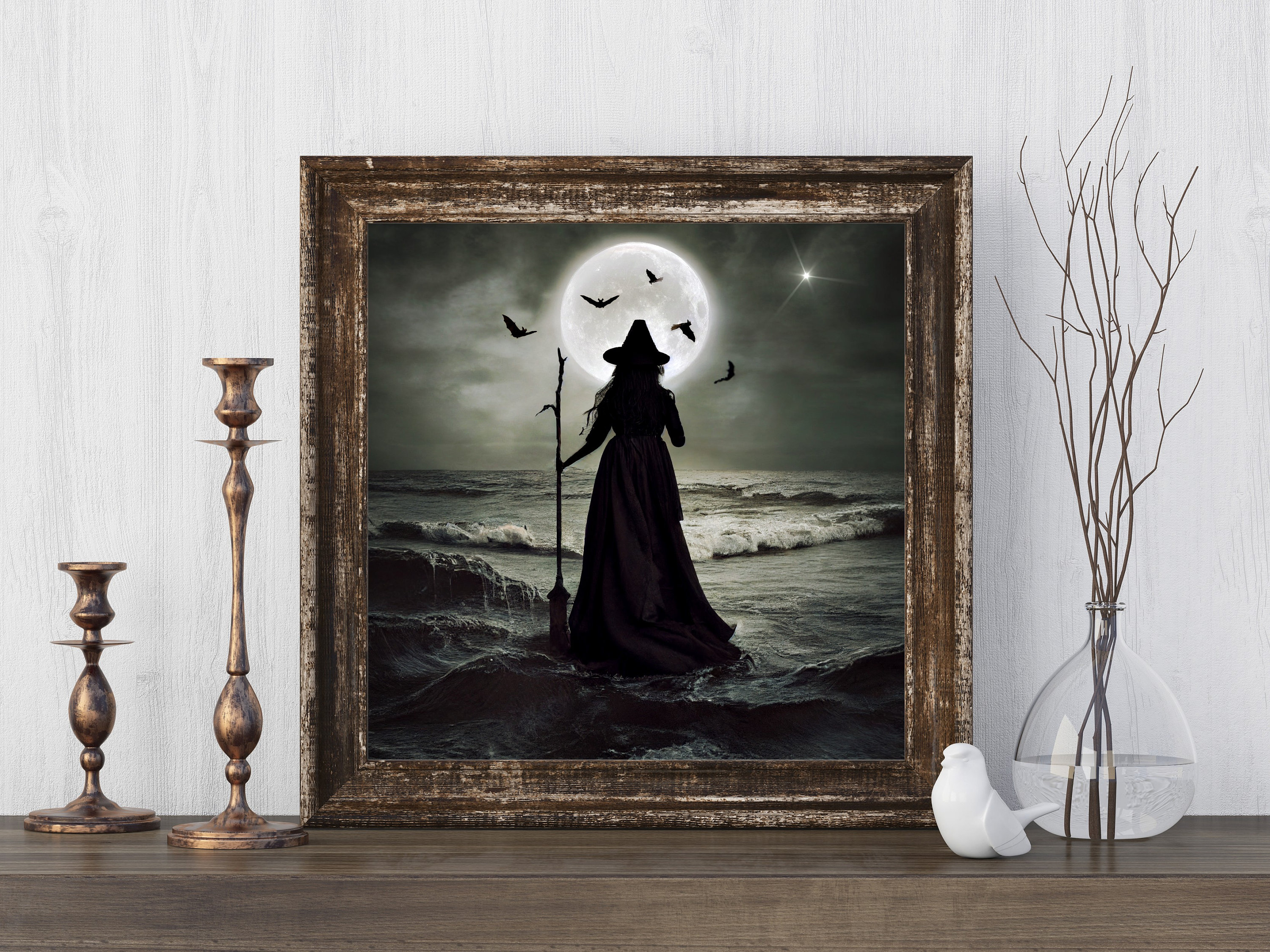 Witches New Year PRINT Witchy Photo Goddess Autumn Full Moon - Etsy