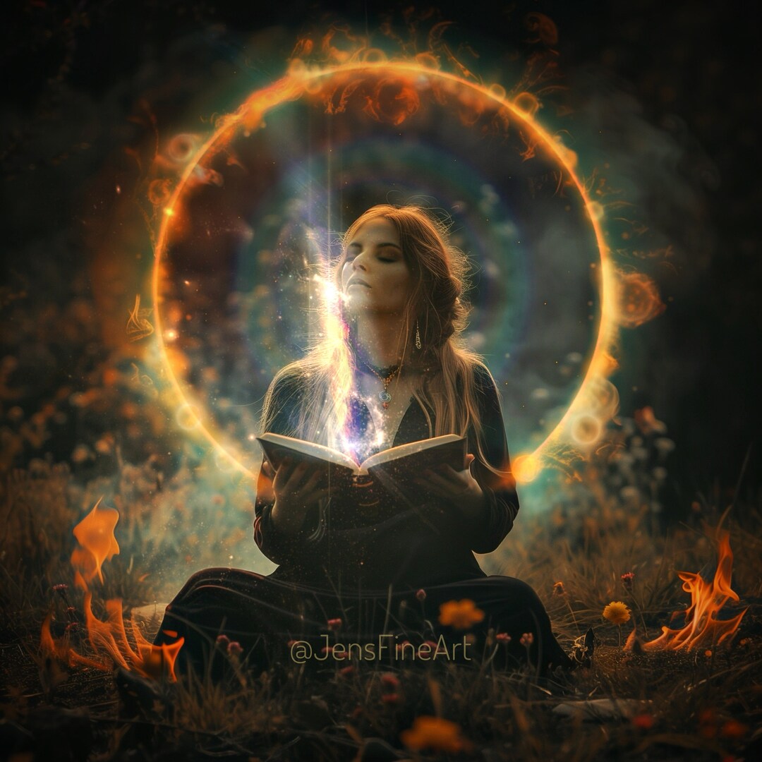 The Summons PRINT - Solar Eclipse Aries Fire Sign Photo, New Moon ...