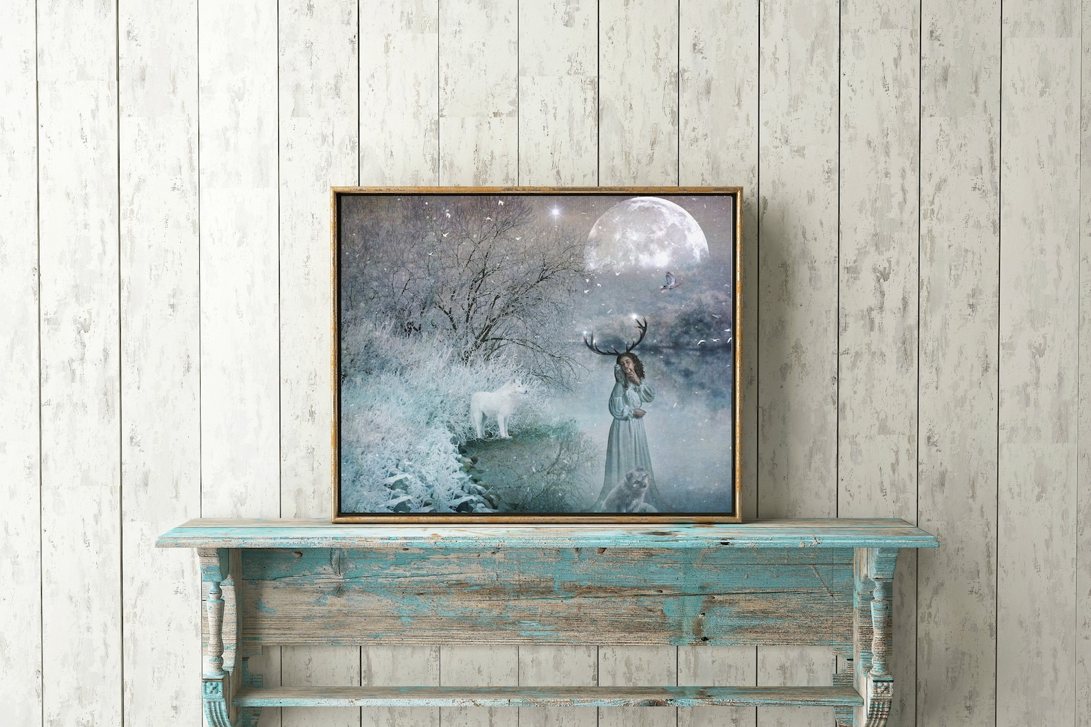Yule Goddess PRINT Winter Solstice Photo December Wall Art - Etsy