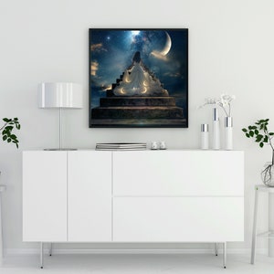 Jupiter Cazimi Photo PRINT, Surreal Zodiac Art, Cosmic Universe Home ...