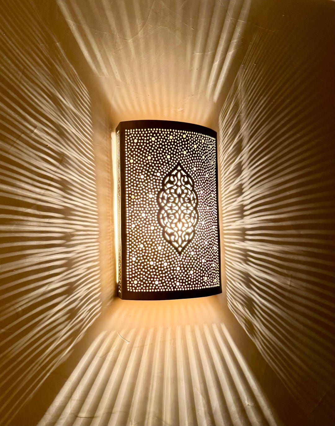 Moroccan Wall Light Brass, Wall Lights, Wall Sconces, Traditional ...